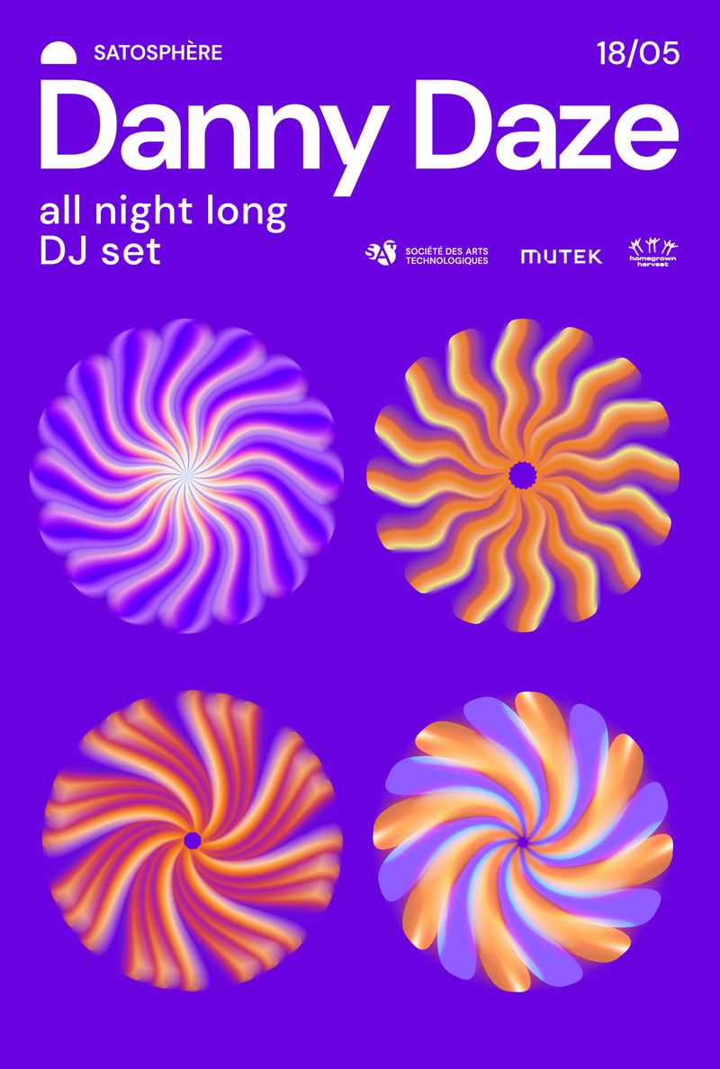 Danny Daze back in Montreal for two exclusive events | MUTEK Montréal