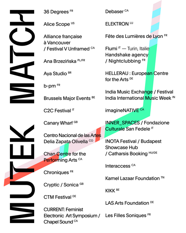 MUTEK Match, présenté par OASIS Immersion — 21 août, de… | MUTEK Forum